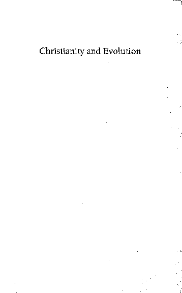 (PDF) Christianity and Evolution