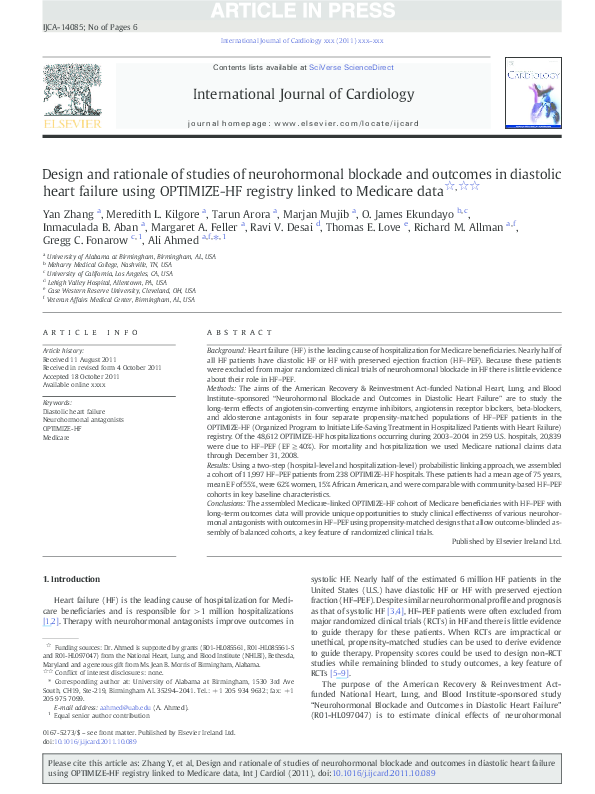 (PDF) Design and rationale of studies of neurohormonal blockade and ...