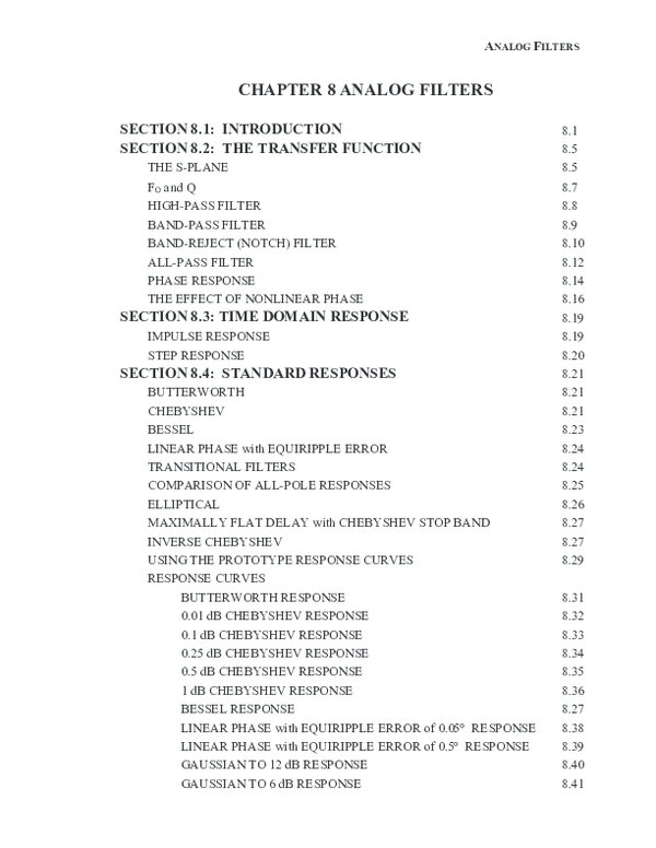 (PDF) Practical Treatise on the Tow-Thomas Biquad Active Filter ...