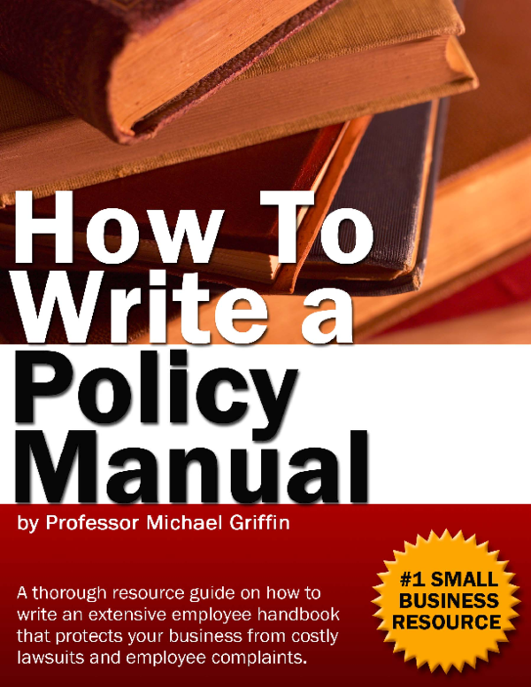 (PDF) Office policy manual reference guide