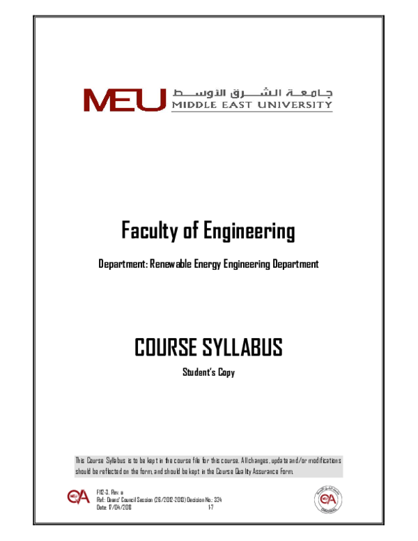 (PDF) Material Science and Engineering Syllabus | Haytham Bassil ...