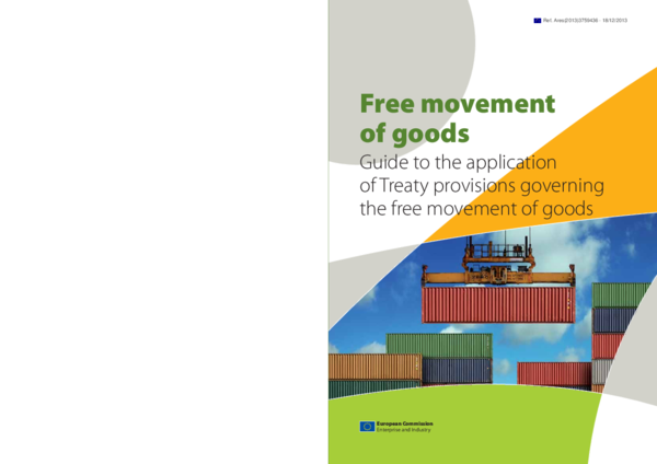 (PDF) Free movement of goods Guide to the application of Treaty ...