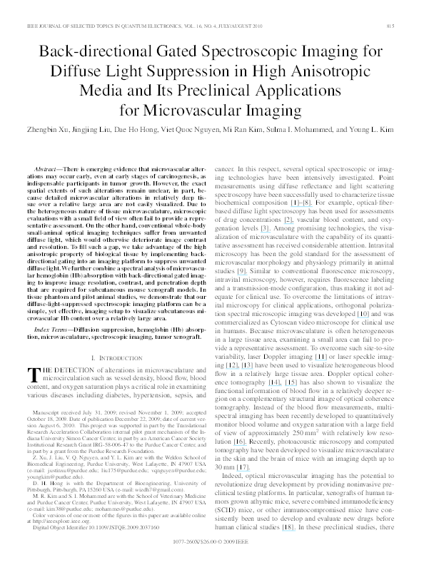 (PDF) Back-directional Gated Spectroscopic Imaging for Diffuse Light Suppression in High ...