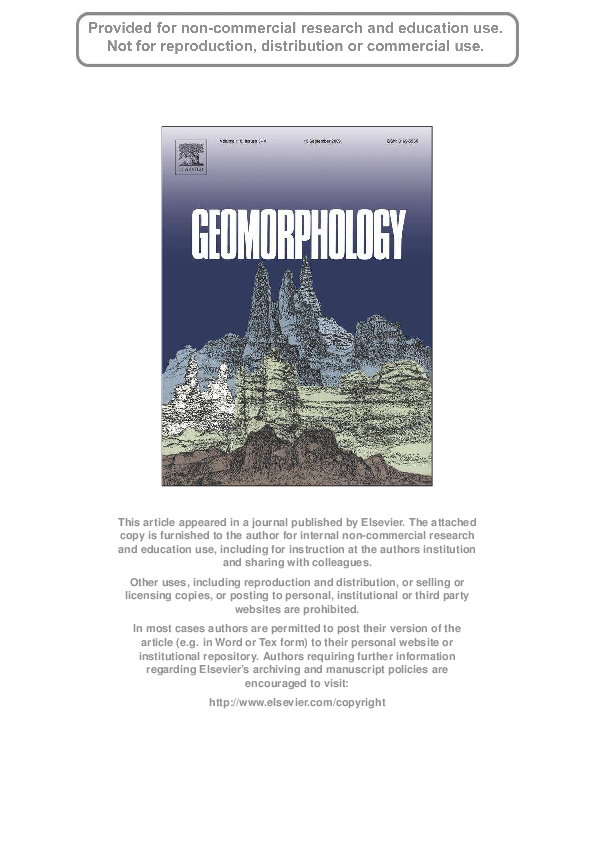 (PDF) Discriminant analysis of the geomorphic characteristics and ...