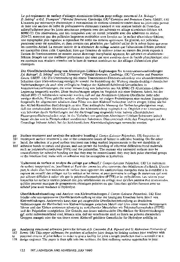(PDF) Die Oberflächenbehandlung von aluminium-lithium-legierungen für ...