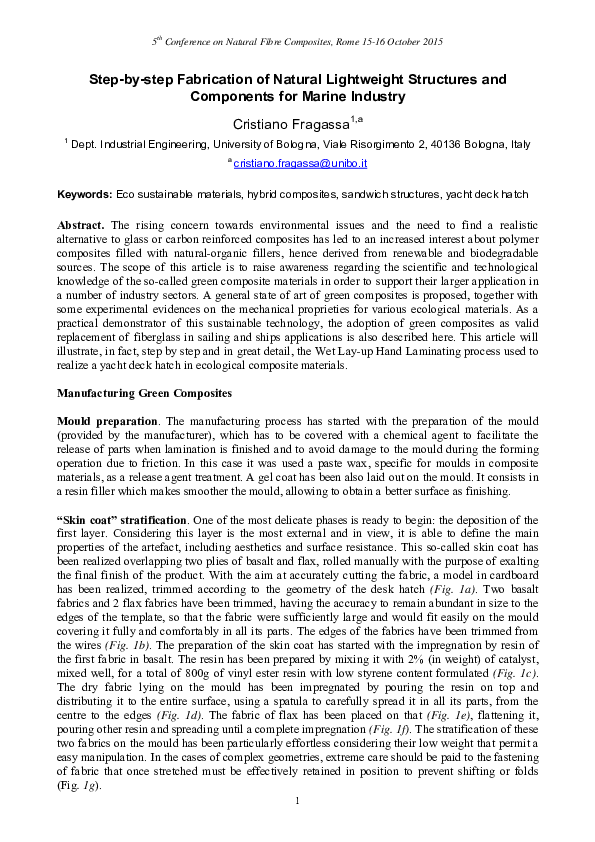 (PDF) Step-by-step Fabrication of Natural Lightweight Structures and ...