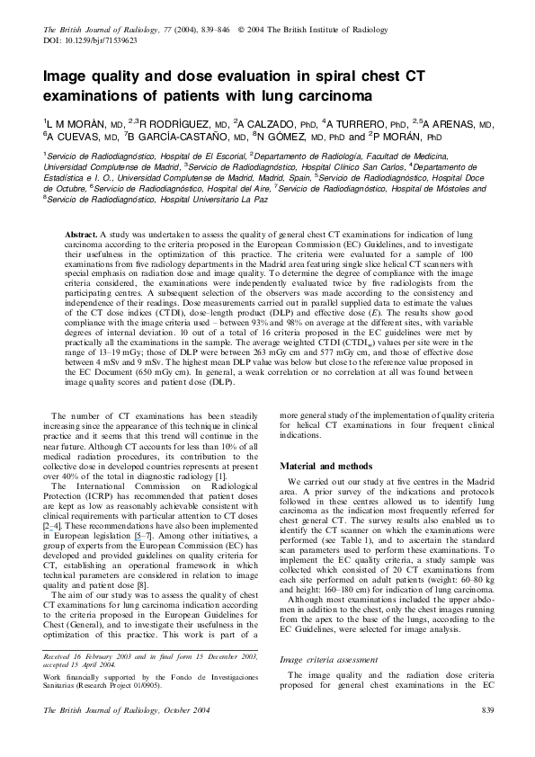 Pdf Reduced Dose Ct With Model Based Iterative Reconstruction Compared To Standard Dose Ct Of