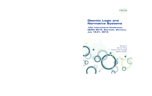 (PDF) Conditional normative reasoning with substructural logics: New paradoxes and De Morgan's ...
