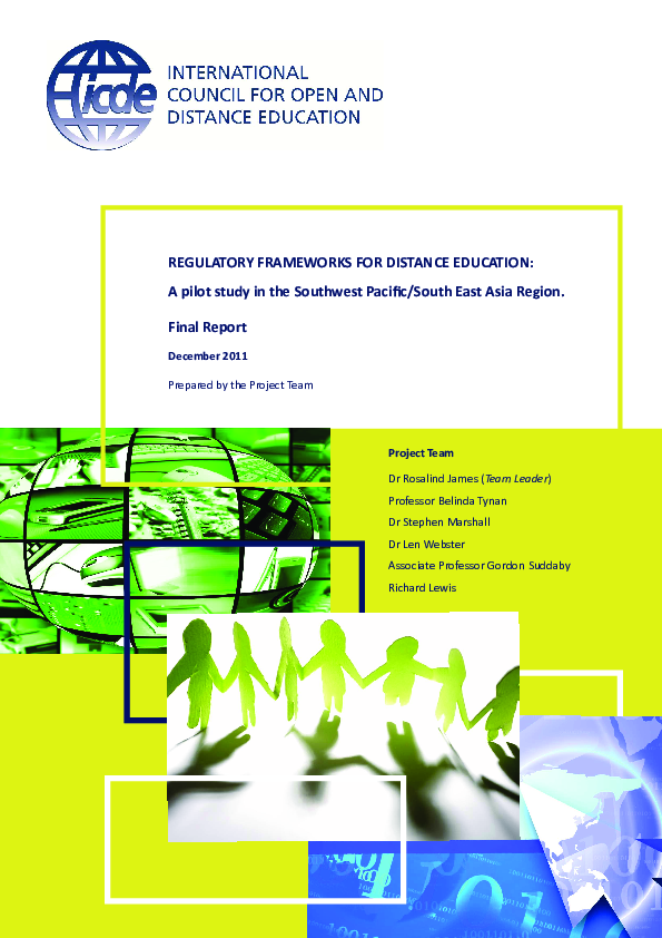 (PDF) Regulatory Frameworks for Distance Education