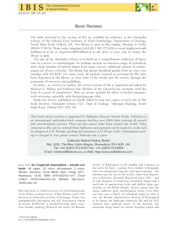 (PDF) Ibis book review 2012.pdf