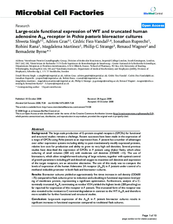 (PDF) Large-scale functional expression of WT and truncated human ...