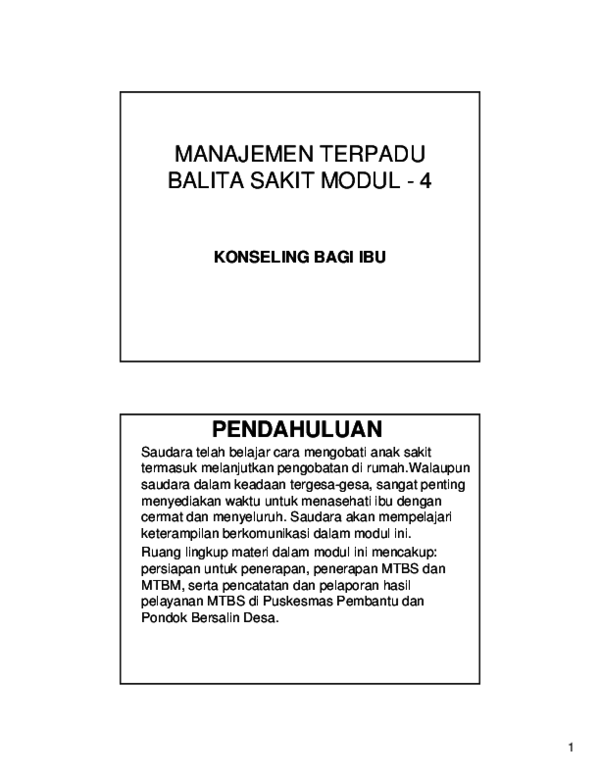 (PDF) MANAJEMEN TERPADU BALITA SAKIT MODUL -4