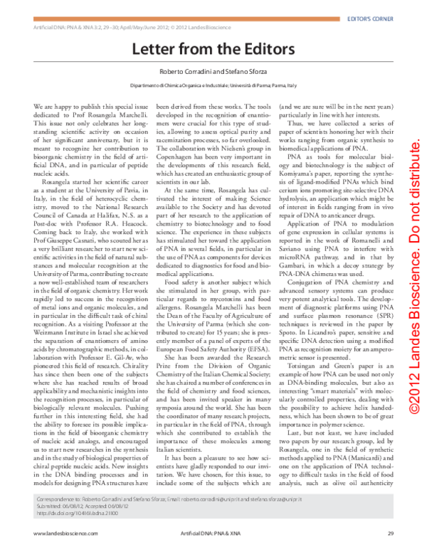 (PDF) Letter from the editors