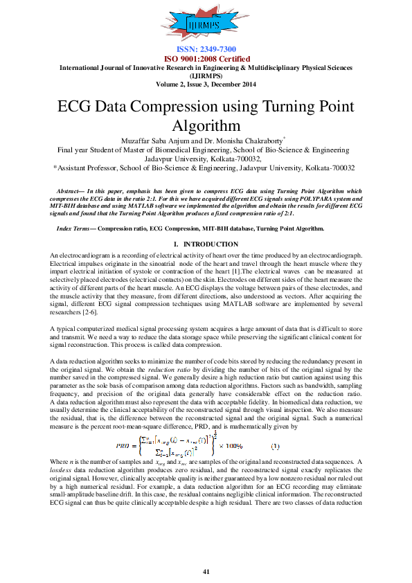 (PDF) Turning point algorithm