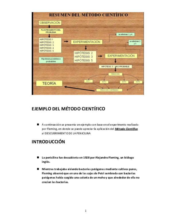 (PDF) EJEMPLO DEL MÉTODO CIENTÍFICO