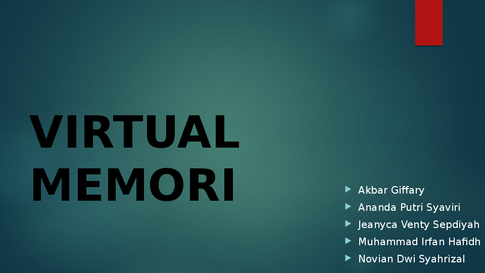 (PPT) VIRTUAL MEMORI fix