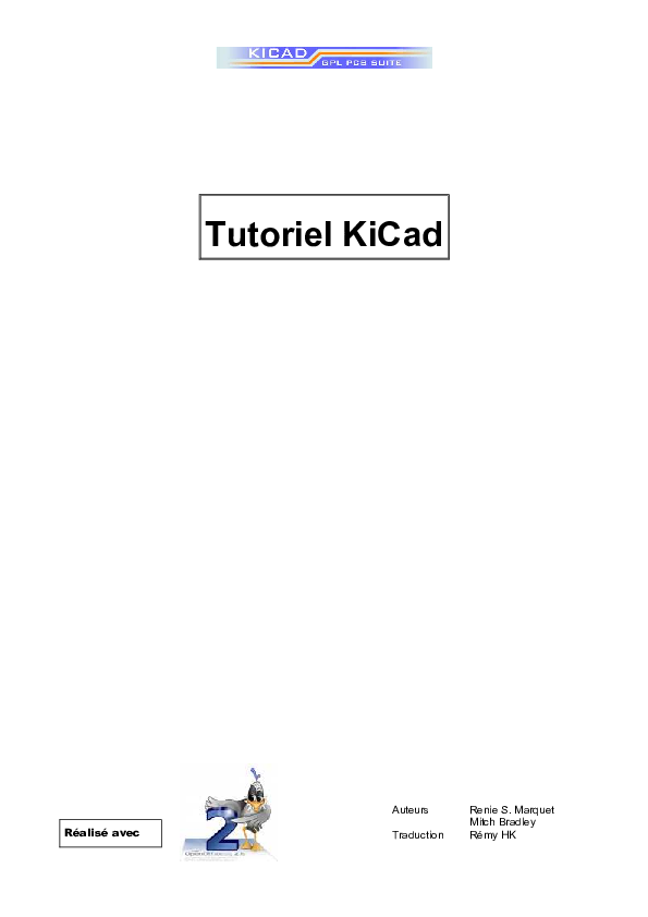 (PDF) Tutoriel KiCad