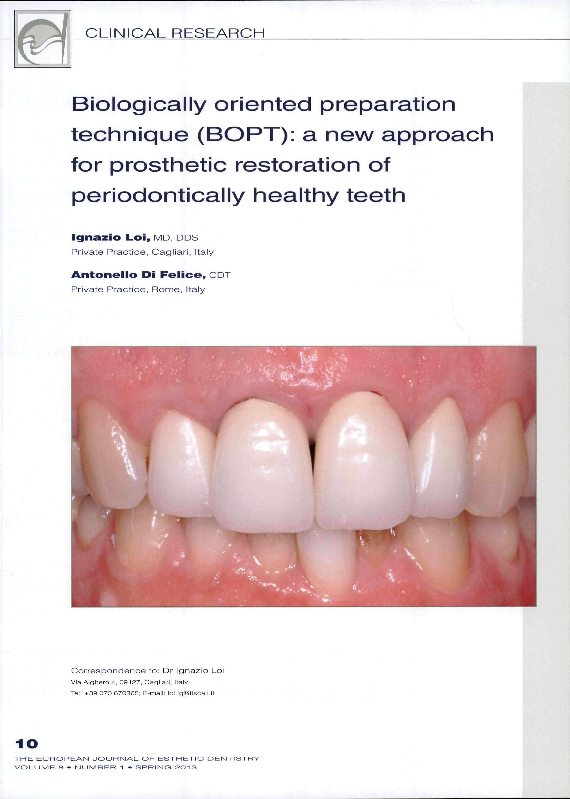 (PDF) Biologically oriented preparation technique (BOPT): a ne\A ...