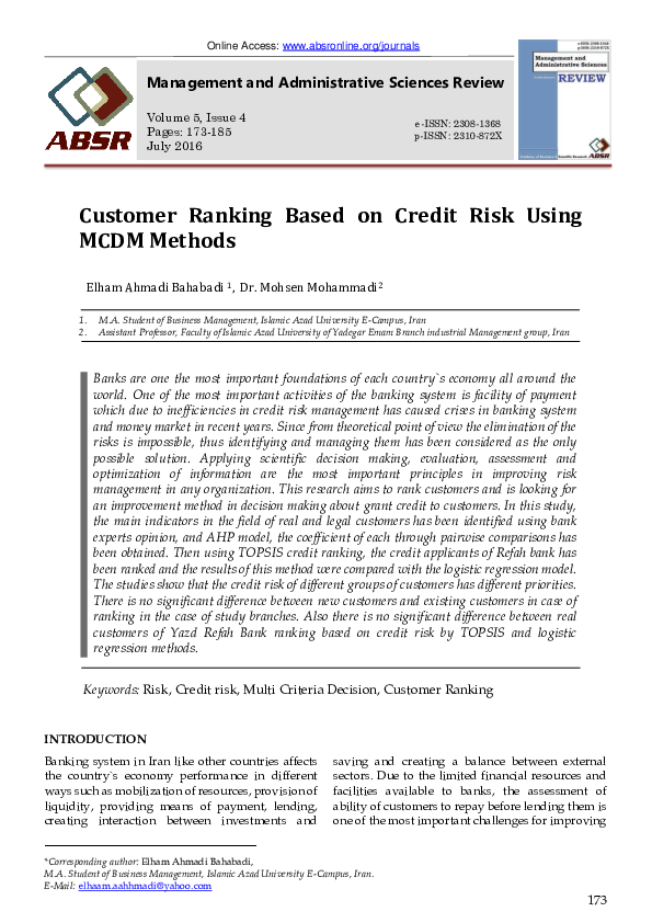 credit risk modelling using excel and vba pdf
