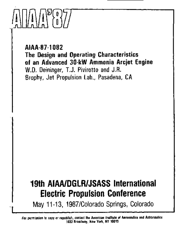 (PDF) The design and operating characteristics of an advanced 30-kW ...
