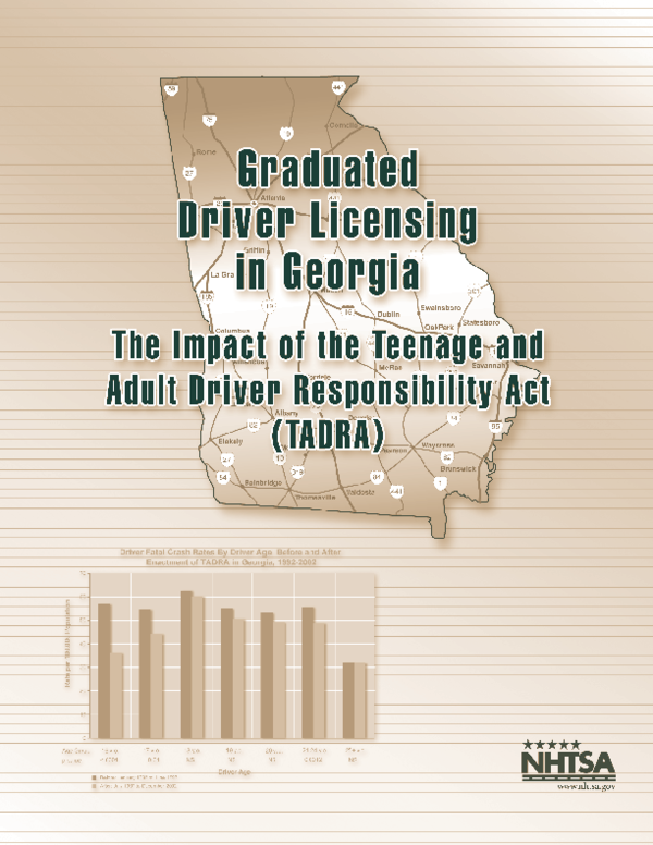 (PDF) Graduated Driver Licensing in Georgia: The Impact of the Teenage ...