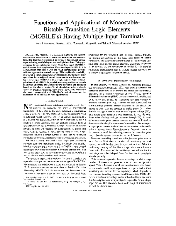 (PDF) Functions and applications of monostable-bistable transition ...
