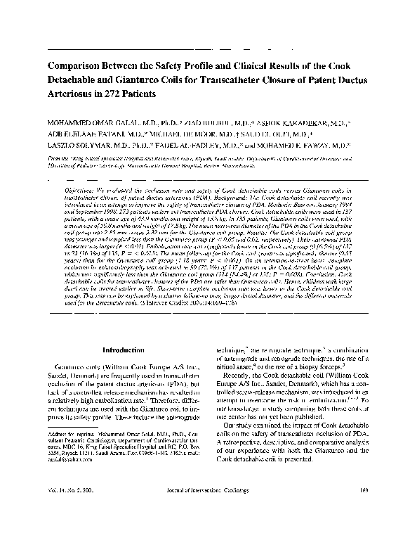 (PDF) Comparison Between the Safety Profile and Clinical Results of the ...