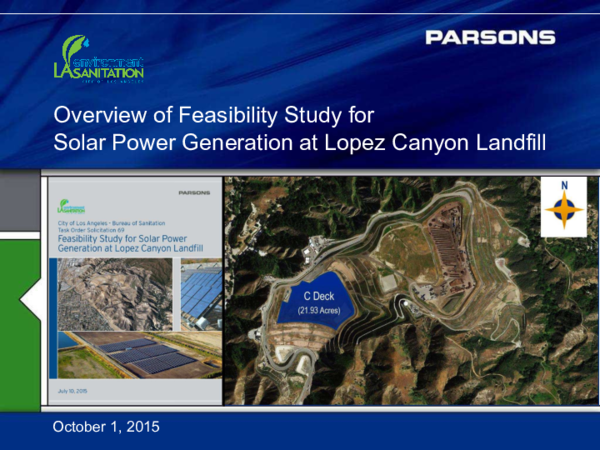 (PDF) Overview of Feasibility Study for Solar Power Generation at Lopez ...
