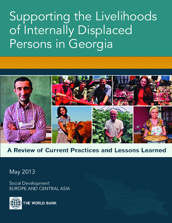 (PDF) Supporting the livelihoods of internally displaced persons in ...