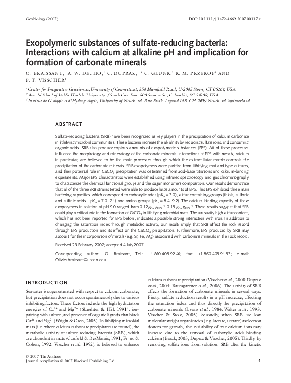(PDF) Exopolymeric substances of sulfate-reducing bacteria ...