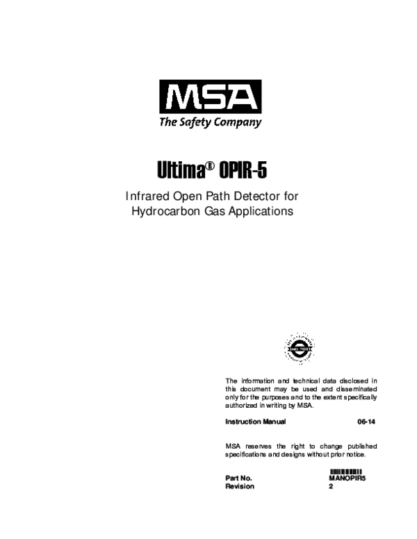 (PDF) Infrared Open Path Detector for Hydrocarbon Gas Applications