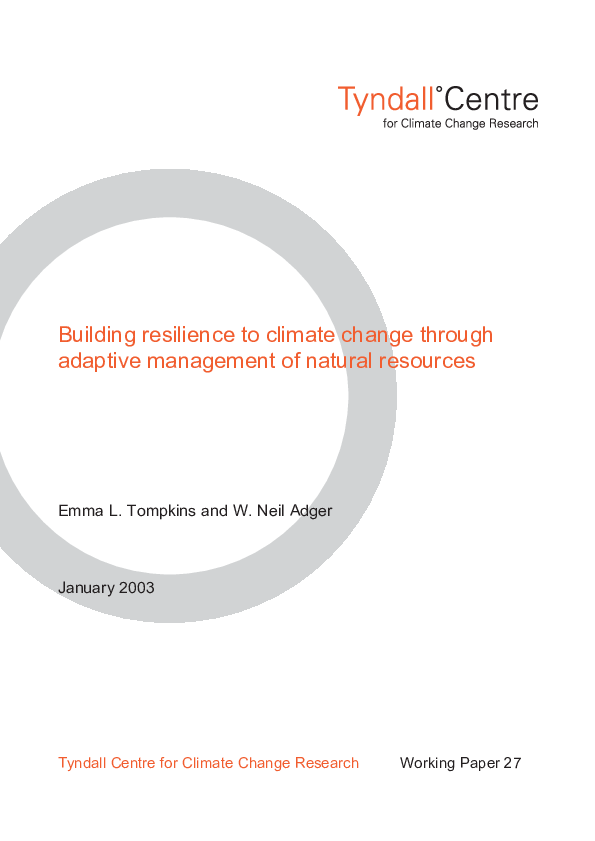 (PDF) Building Resilience to Climate Change Through Adaptive Land Use ...