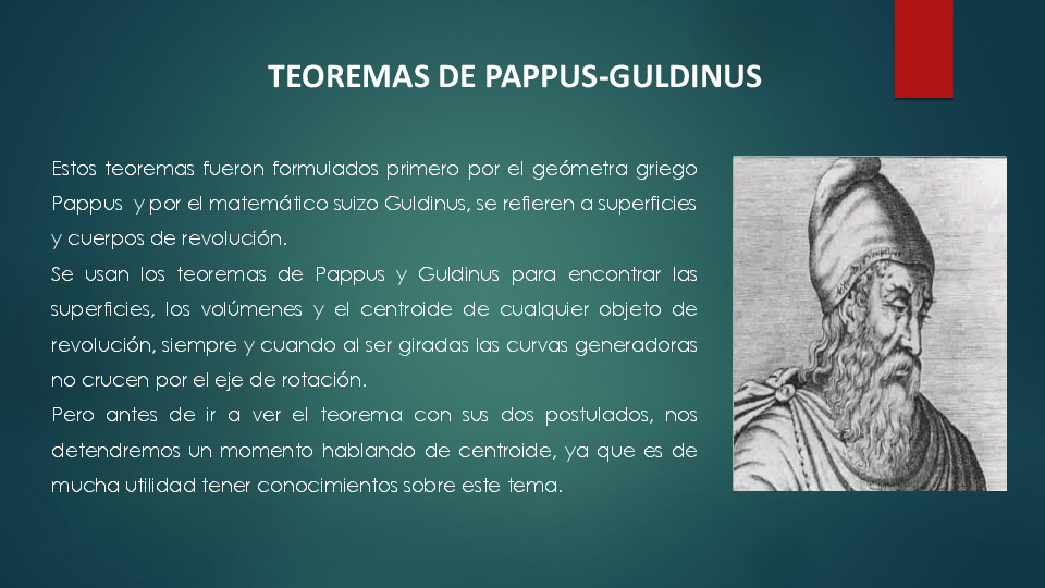 EXPOSICIÓN TEOREMA PAPPUS GULDIN | Alex Shamir Fernández Rubio ...
