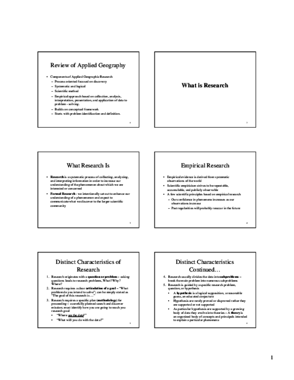 (PDF) Review of Applied Geography
