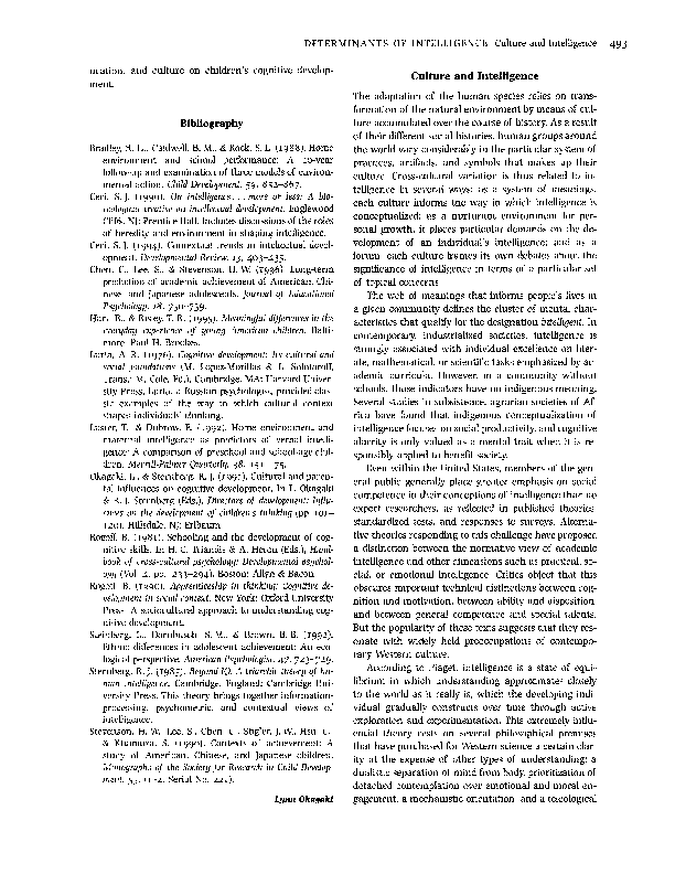 (PDF) Serpell. 2000. Culture and intelligence.APA Encyclopedia of ...
