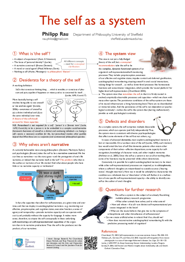 (PDF) The self as a system