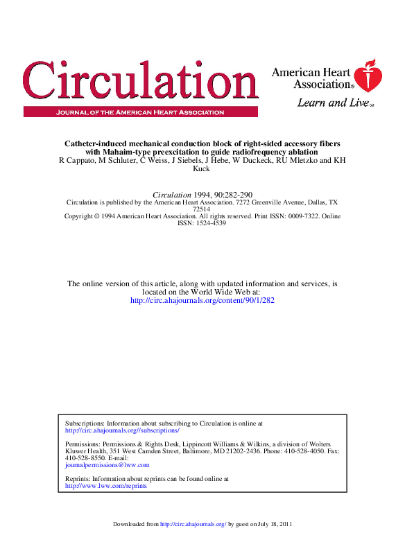 (PDF) Catheter-induced mechanical conduction block of right-sided ...