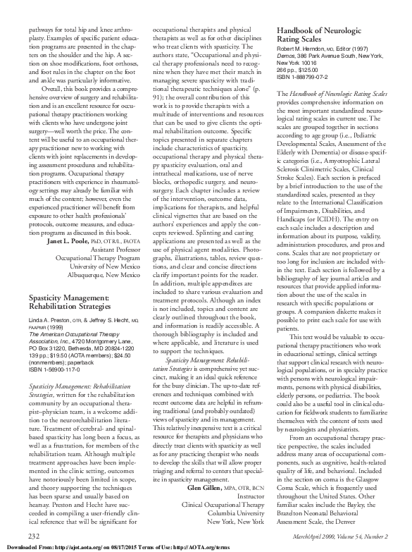 (PDF) Handbook of Neurologic Rating Scales