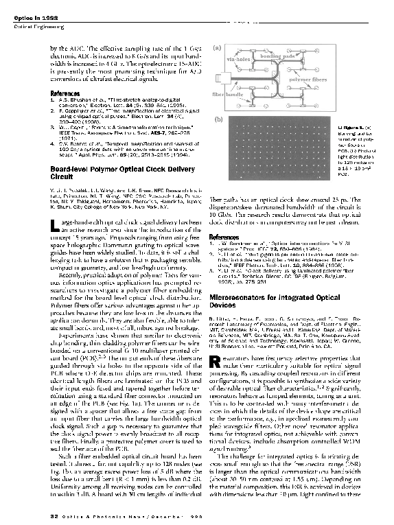 (PDF) Microresonators for Integrated Optical Devices