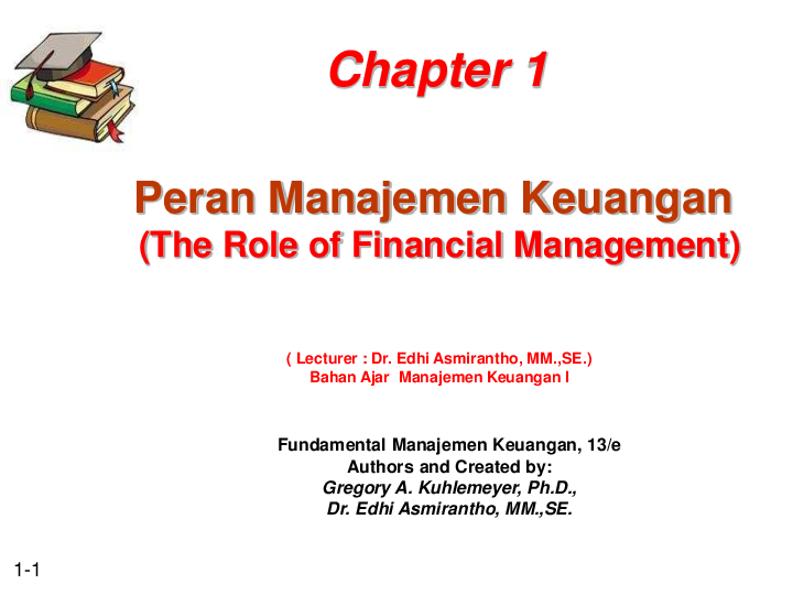 (PDF) Peran Manajemen Keuangan (The Role of Financial Management ...