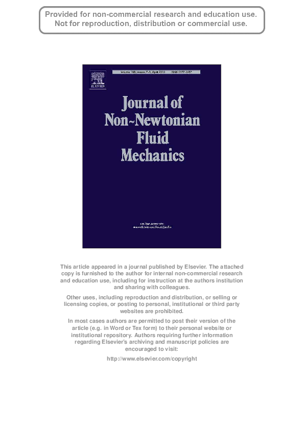 (PDF) Effects of viscoelasticity on the retraction of a sheared drop