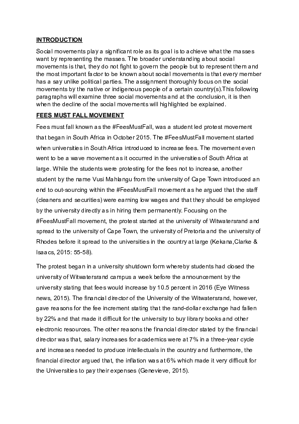 (DOC) FEES MUST FALL MOVEMENT