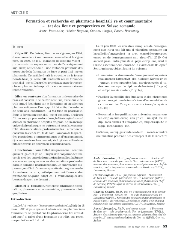 INTRODUCTION AUX SYSTÈMES DE FORMATION SUISSE ET FRANCAIS