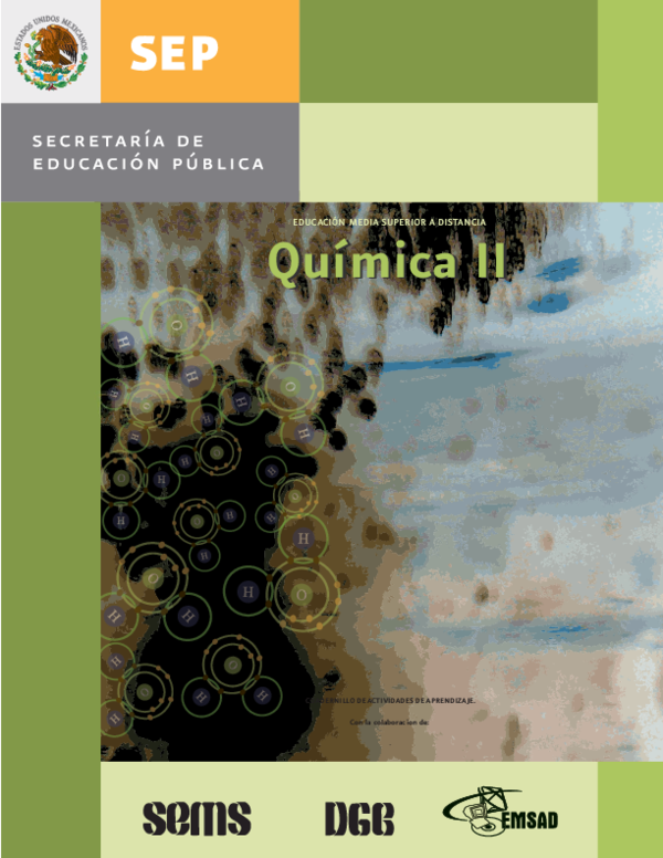 (PDF) Química II Química II EDUCACIÓN MEDIA SUPERIOR A DISTANCIA