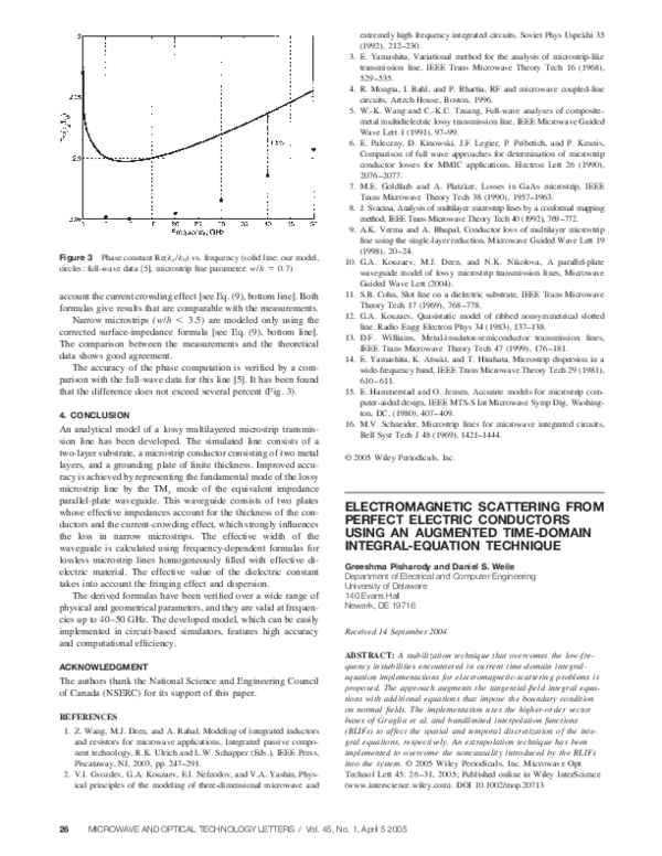 (PDF) Electromagnetic scattering from perfect electric conductors using an augmented time-domain ...