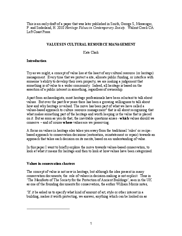 (PDF) Values in Culture Resource Management.pdf