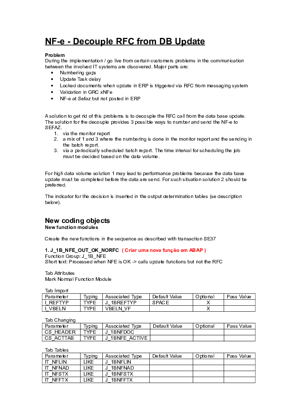 Doc Nf E Decouple Rfc From Db Update