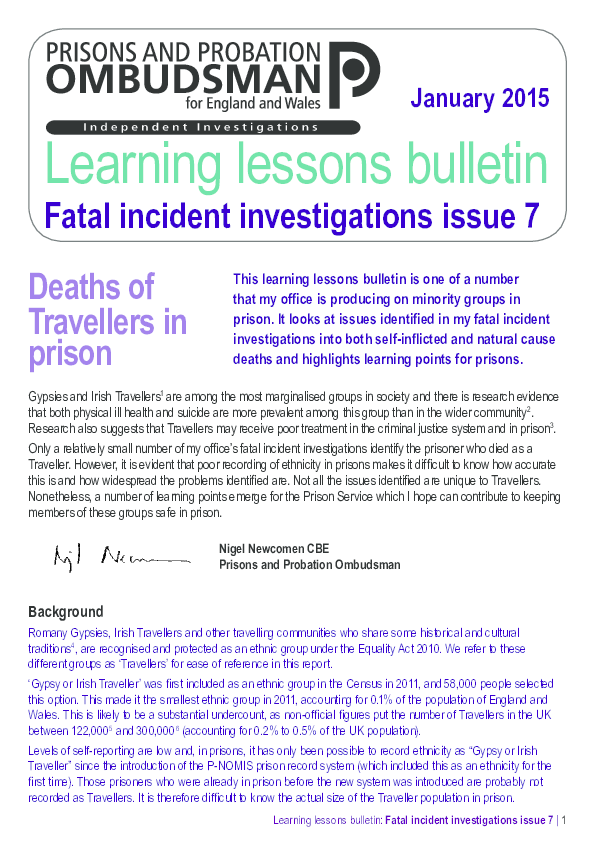 (PDF) Learning lessons bulletin