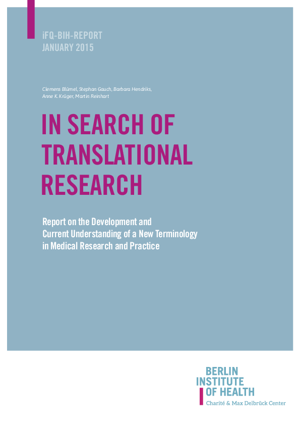 (PDF) Blümel, Clemens/ Gauch, Stephan/ Hendriks, Barbara/ Krueger, Anne ...