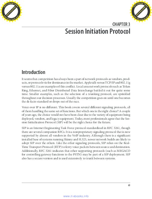 (PDF) Session Initiation Protocol